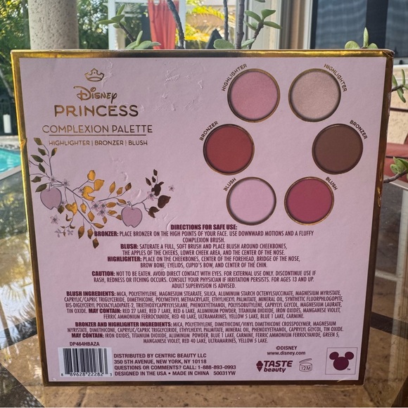 Disney | Makeup | Disney Princess Snow White Complexion Palette 6 Tones ...